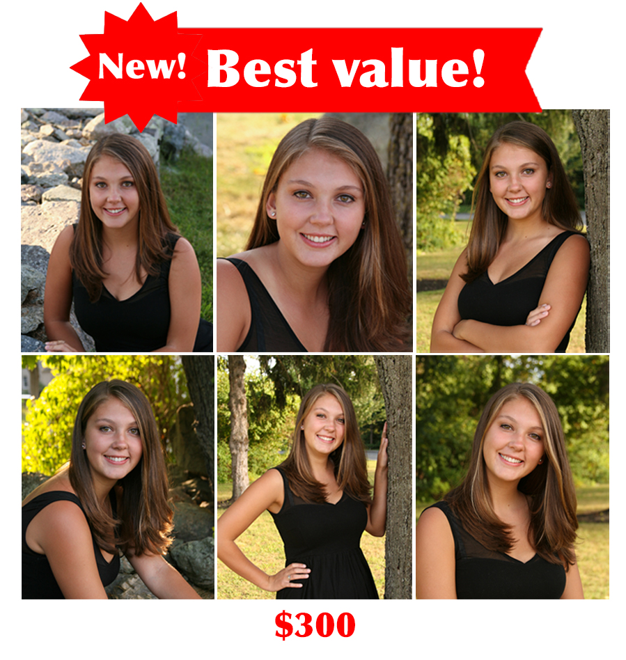 Senior Portrait Sitting Fee - All Digital Images - Hayward Photography